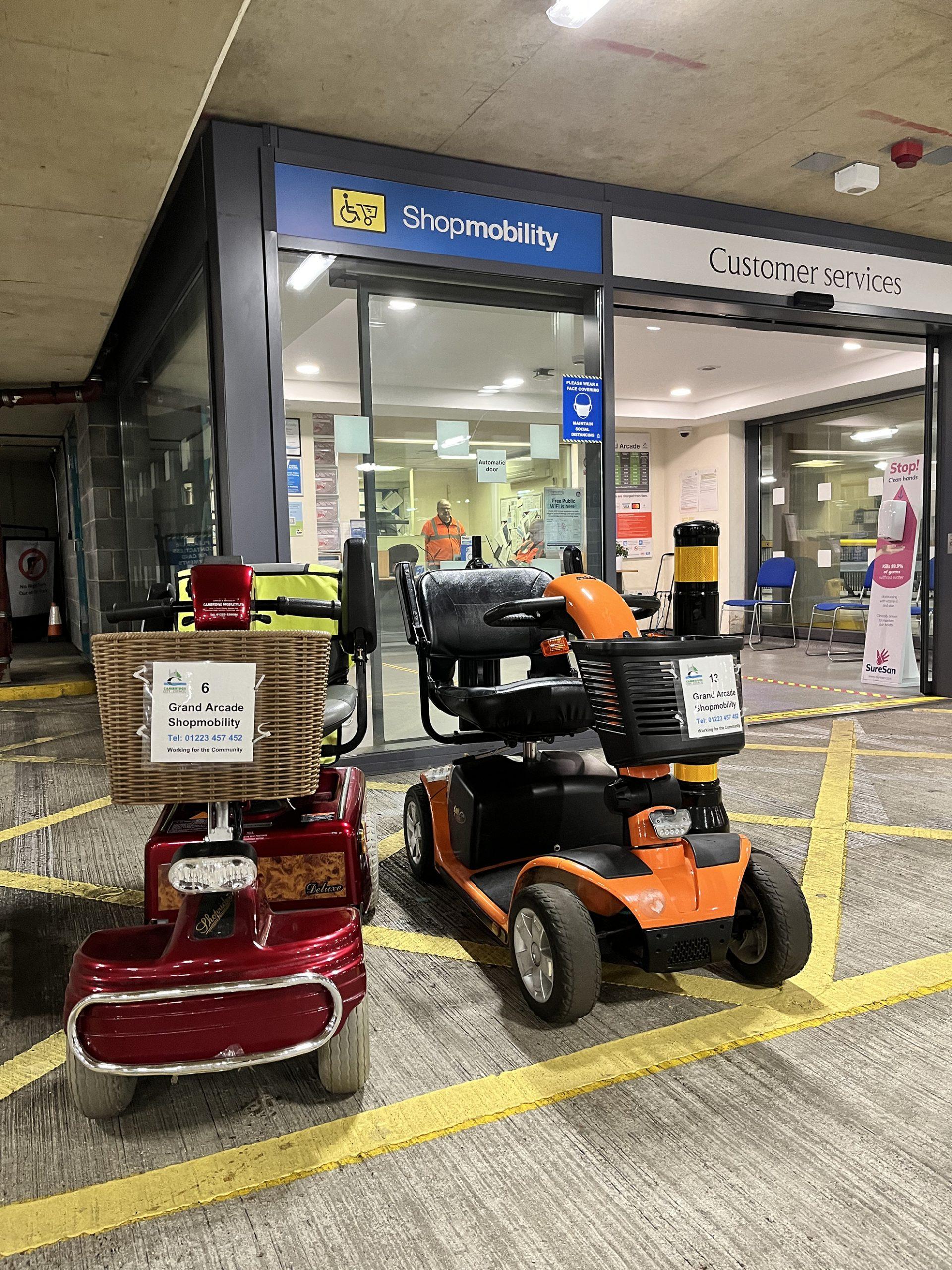Cambridge, Grand Arcade | Scheme of the Month | ShopMobility UK